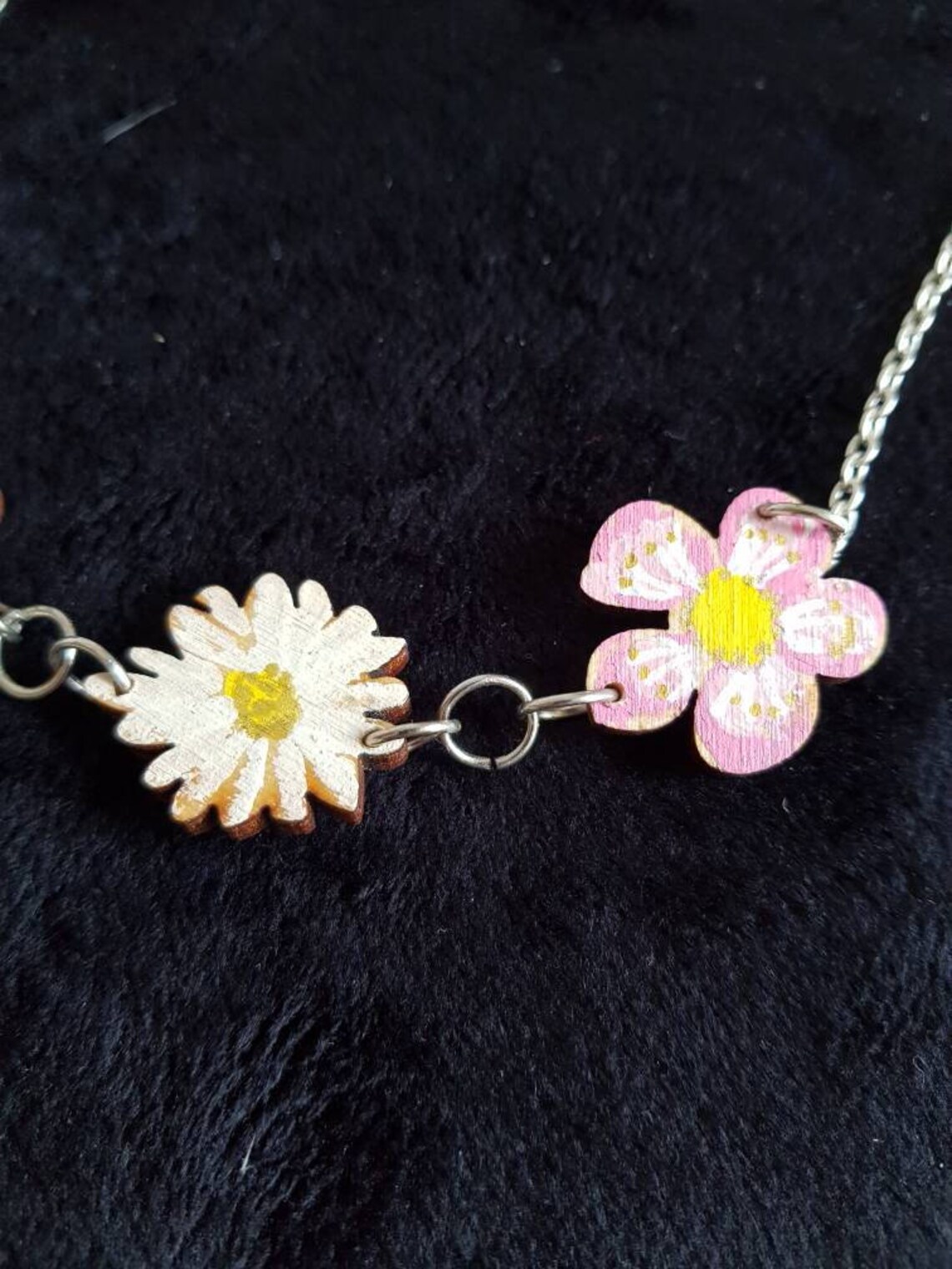 Beautiful Laser Cut Boho Floral Necklace. Created by Devon Artist and ...