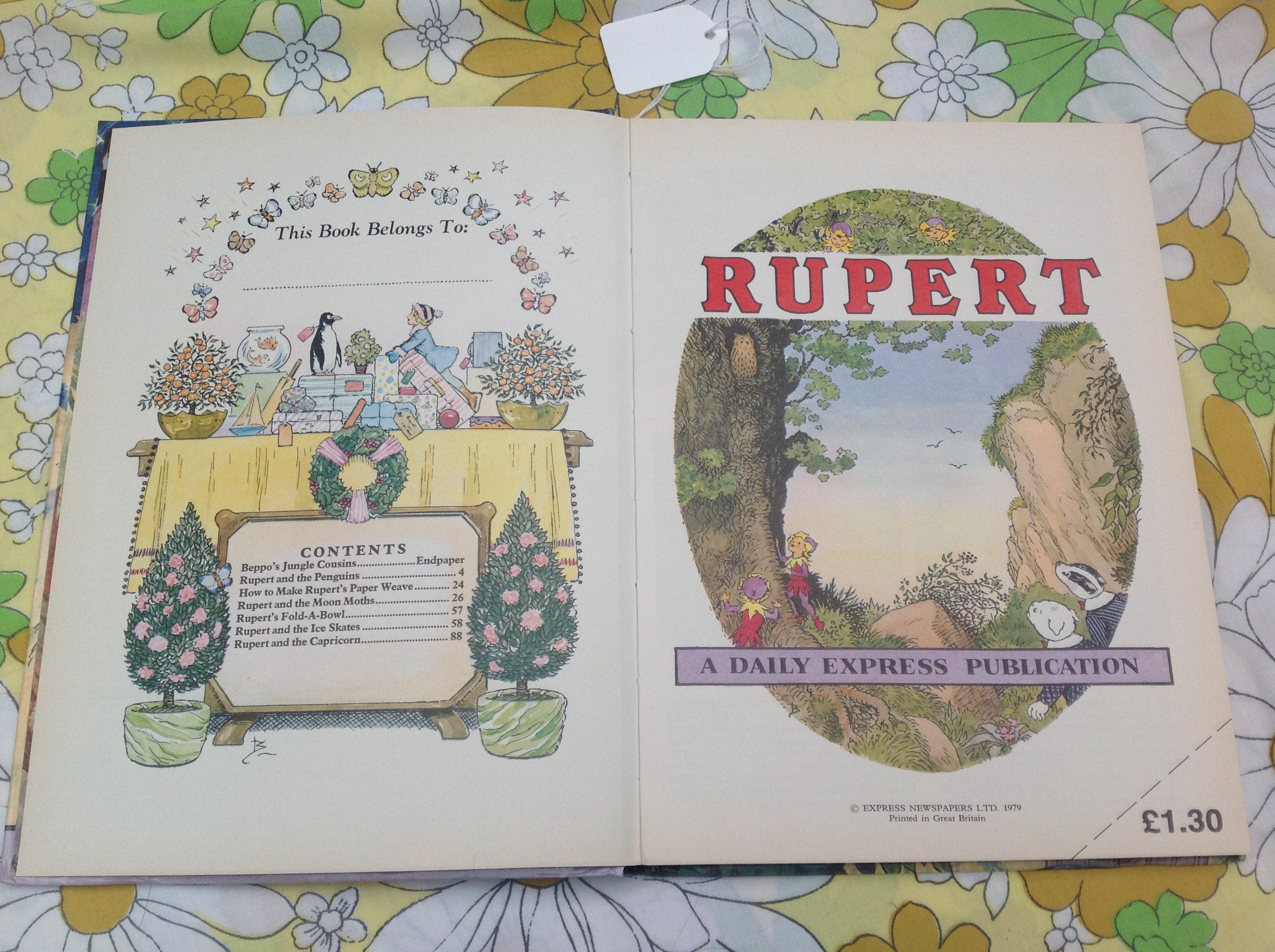 1979 Rupert Annual. Great Condition, Really Lovely Gift for a Collector ...