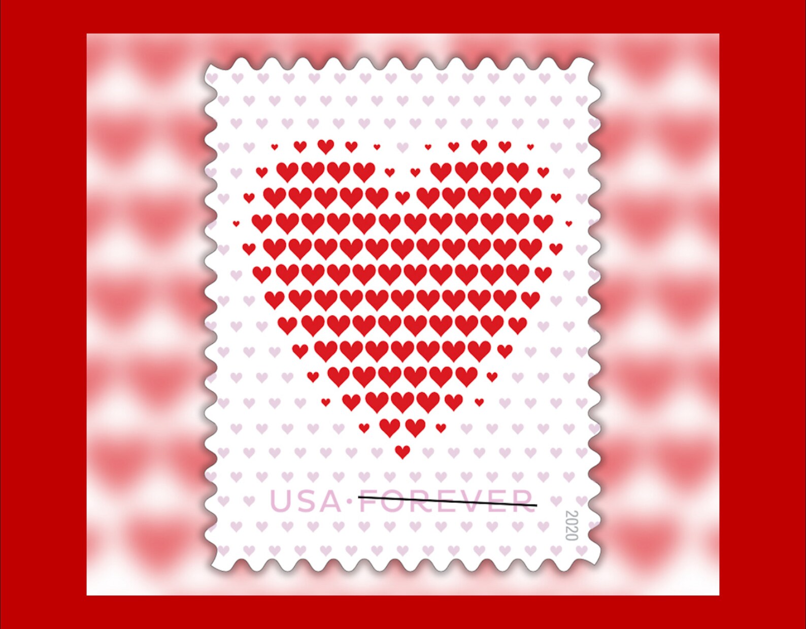 USPS Made of Hearts Forever Stamps First Class Mail Postage 1 | Etsy