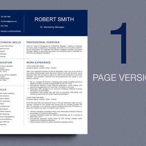 2022 Resume Template, Professional Modern Resume Template for Pages, Word & Google Docs, Clean ...