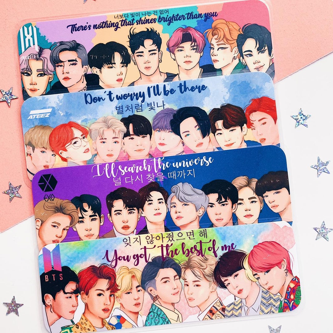 K-pop Inspired Bookmarks - Etsy