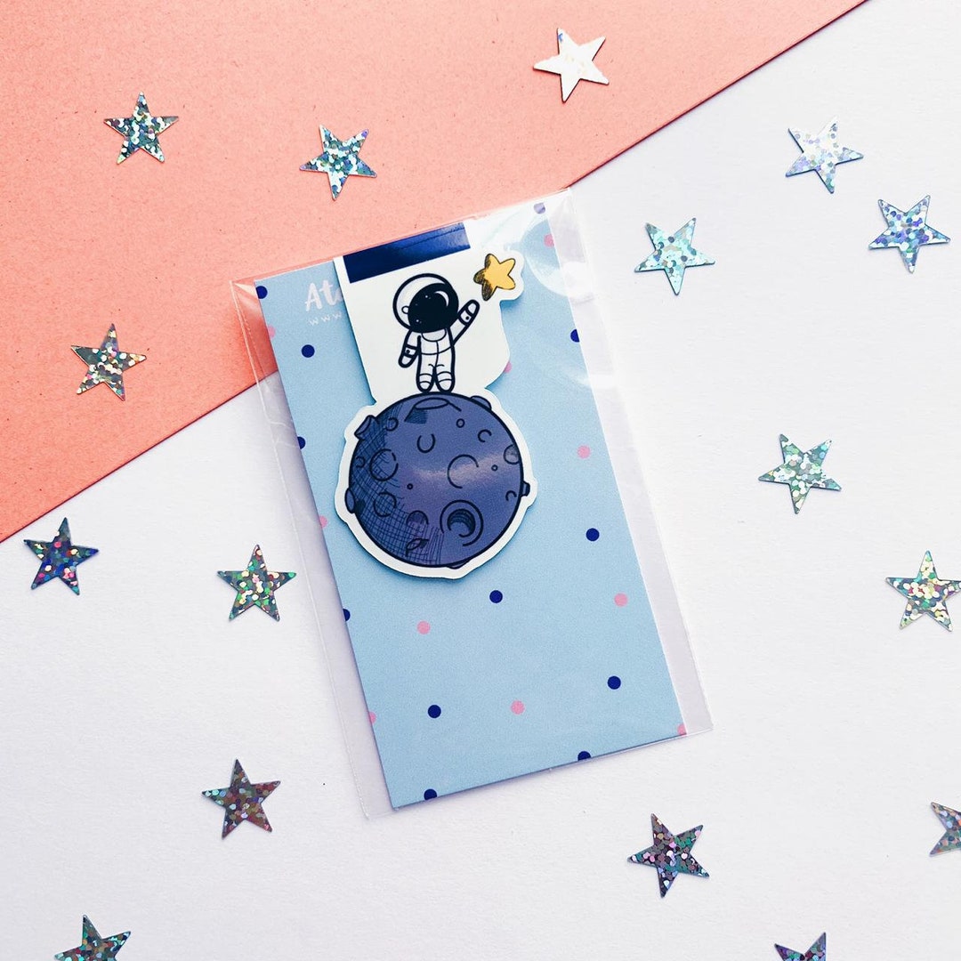 Astronaut Wonder Magnetic Bookmark - Etsy