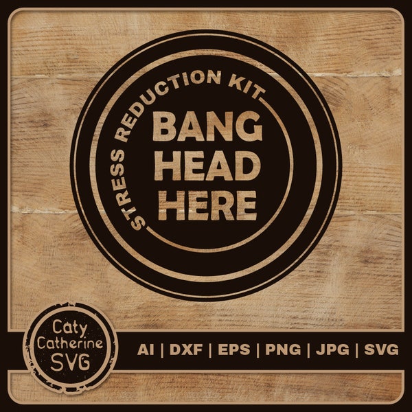 Bang Head Here - Etsy