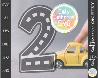Road Number 2 Svg - Etsy