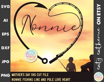 Nonnie Heart Svg - Etsy