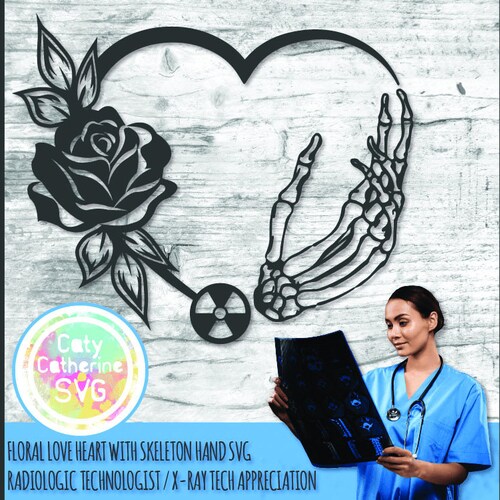 Radiology Tech Svg & Clip Art RT Radiologic Technologist X-ray - Etsy