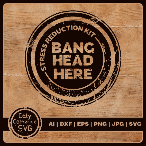 Bang Head Here - Etsy