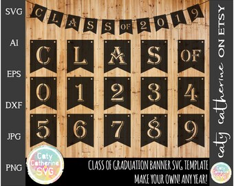 Graduation Banner Svg | Etsy
