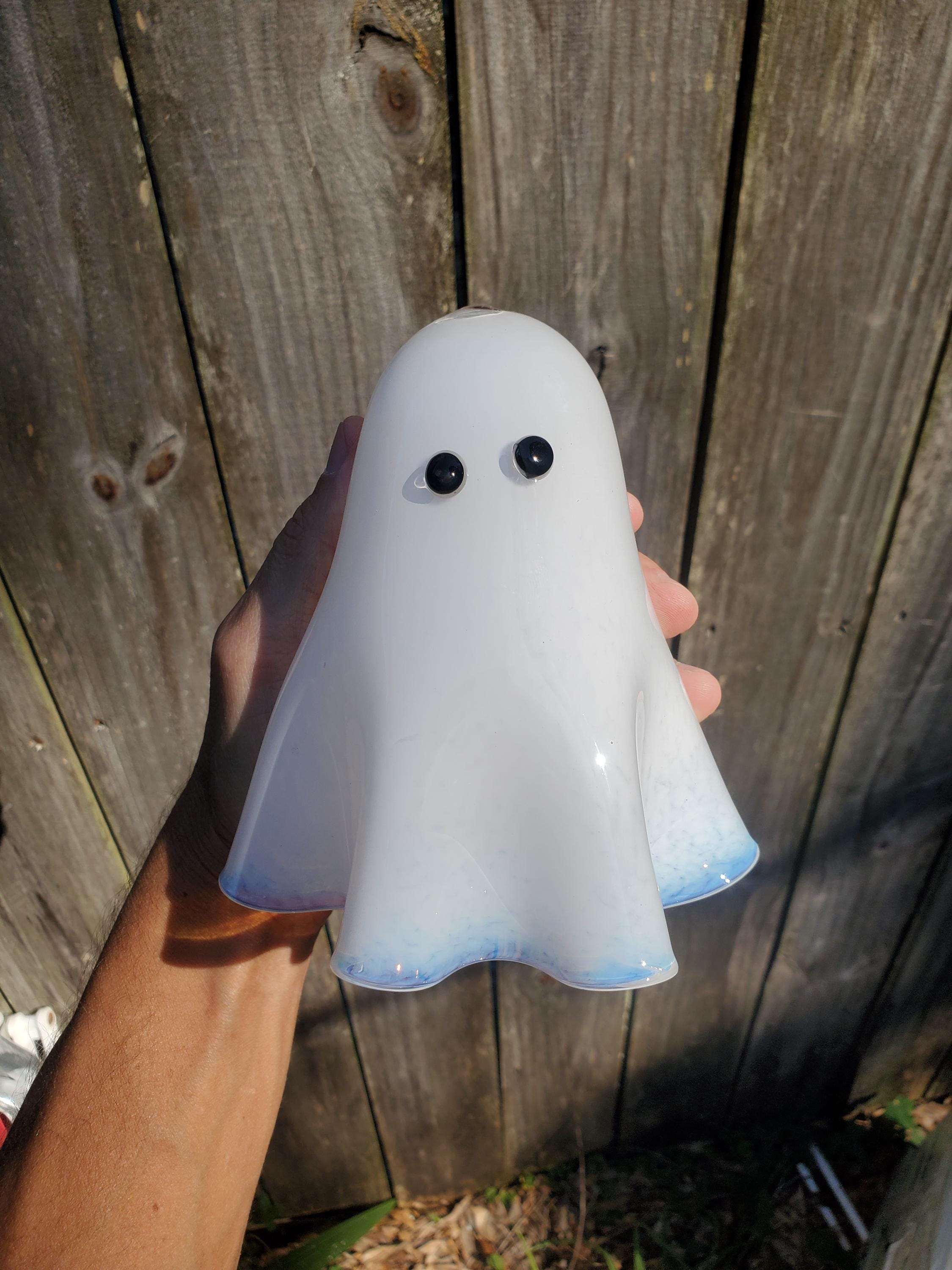 Glass Ghost With Eyes - Etsy