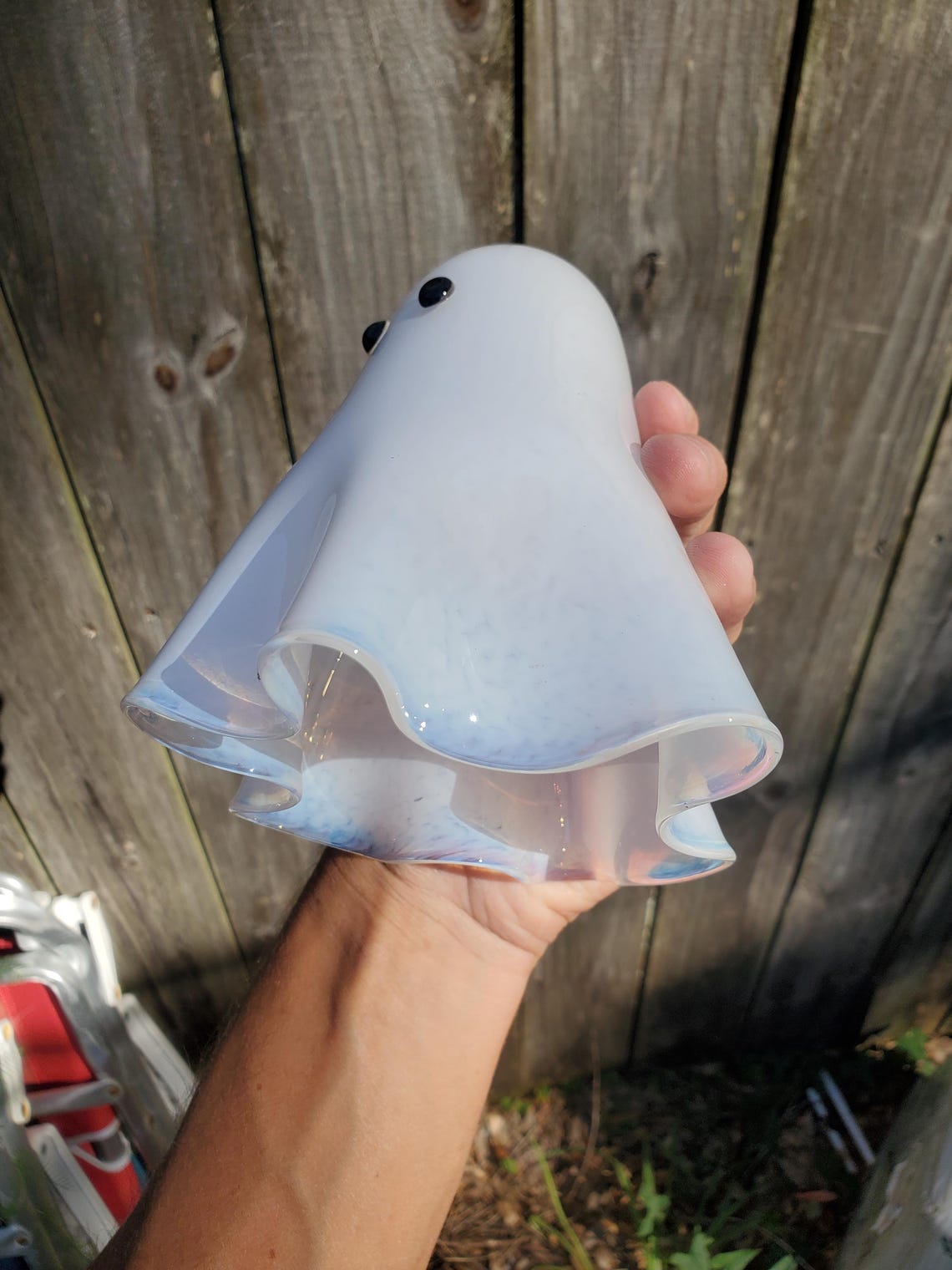 Glass Ghost With Eyes - Etsy