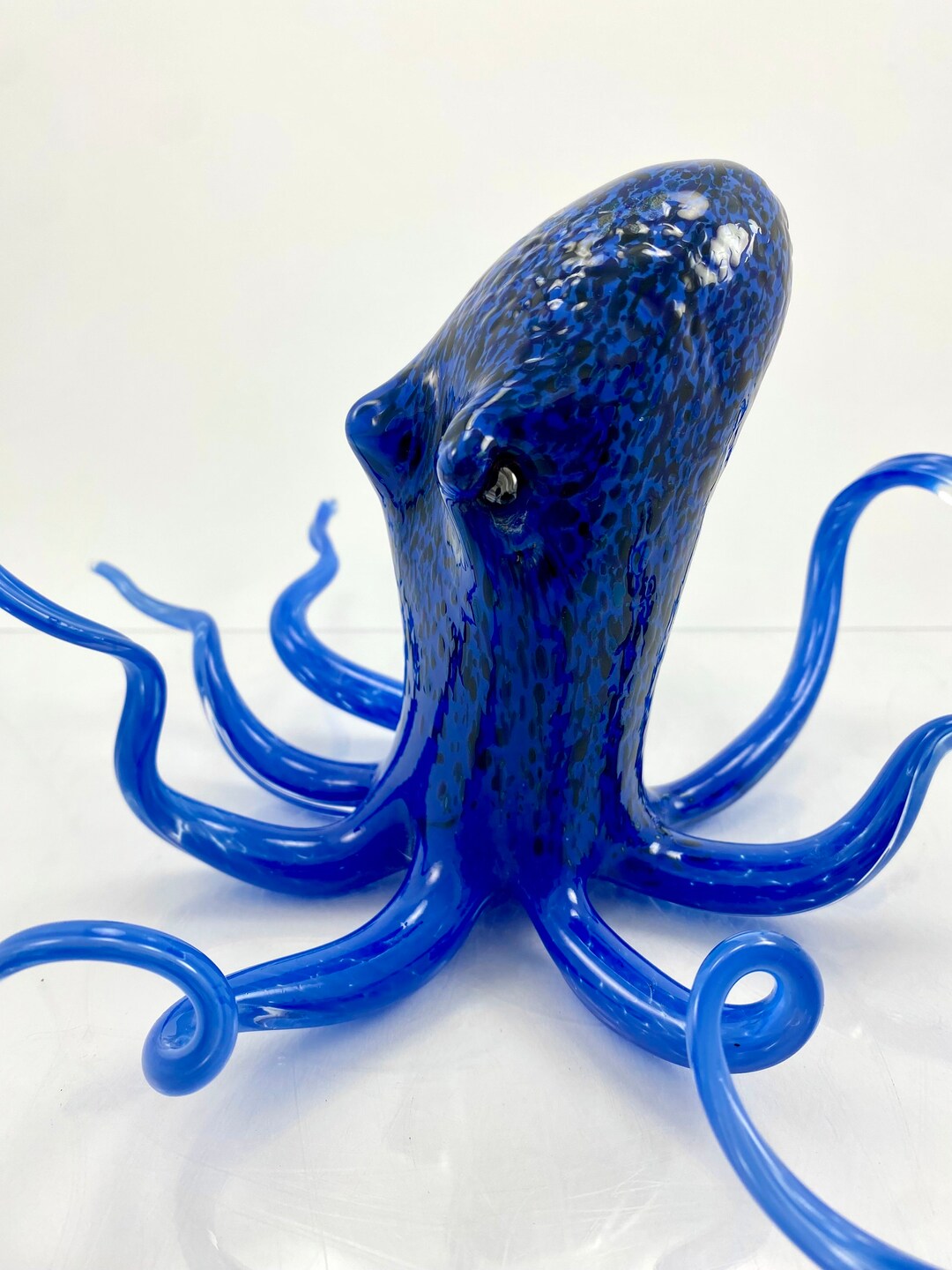 Blue Octopus 3 Handblown Glass Sculpture - Etsy