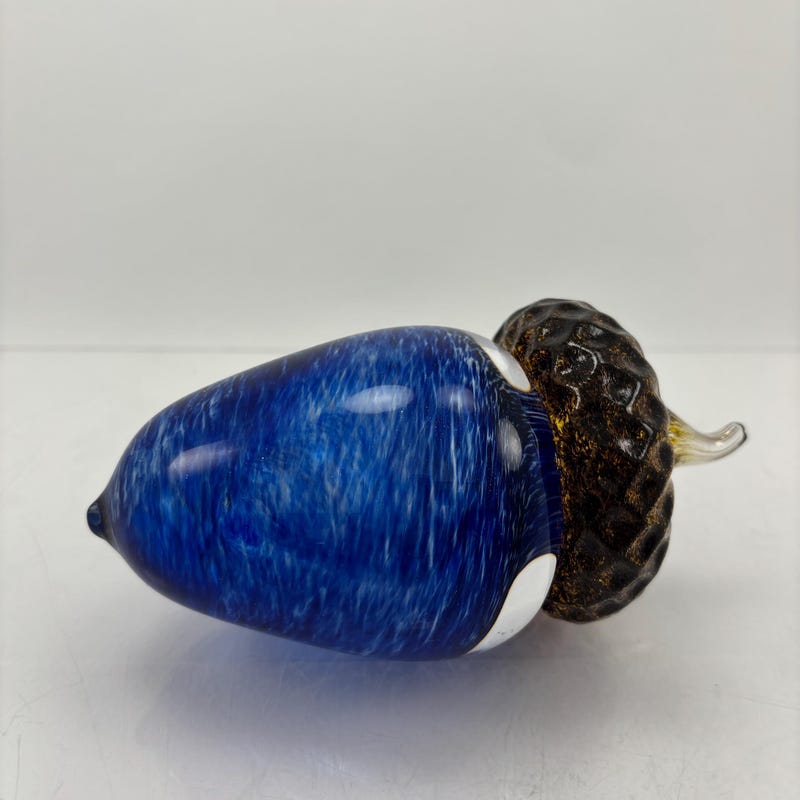 Glass Acorns - Etsy