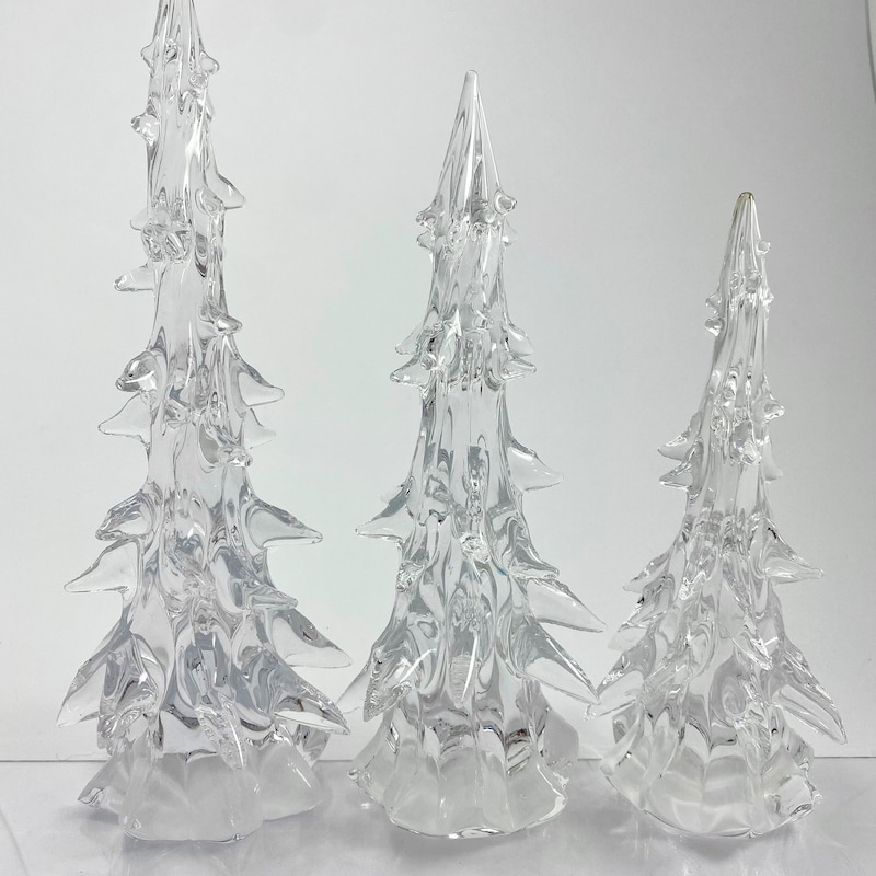 Hand Blown Glass Christmas Tree - Etsy