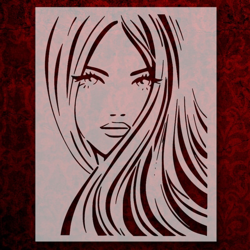 Hair Stencils - Etsy