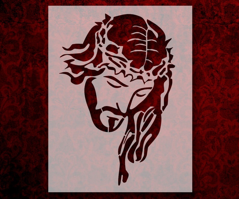 Jesus Christ Crown Thorns Stencil Multiple Sizes FAST FREE - Etsy