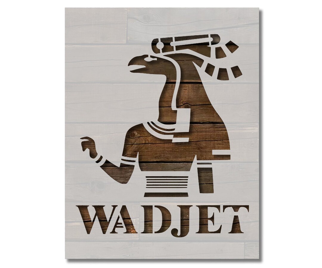 Ancient Egyptian God Wadjet Stencil Template Reusable Multiple Sizes ...