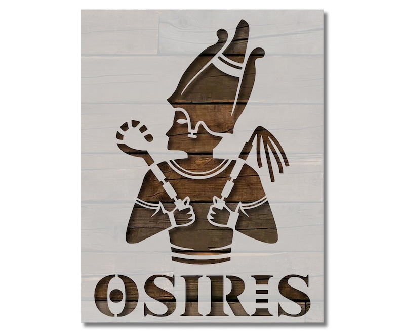Ancient Egyptian God Osiris Stencil Template Reusable Multiple - Etsy