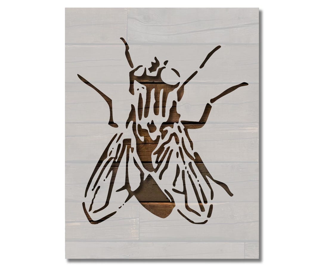 Fly Diptera Bug Insect Stencil Multiple Sizes FAST FREE SHIPPING (546 ...