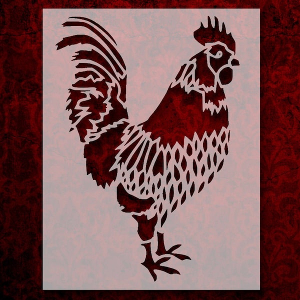 Rooster Stencil - Etsy