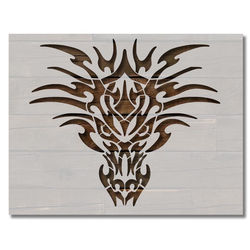 Dragon Stencil - Etsy