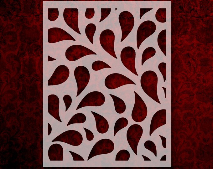Water Drop Stencils DIY Scrapbooking Wall Stencil Decore Template 49110 ...