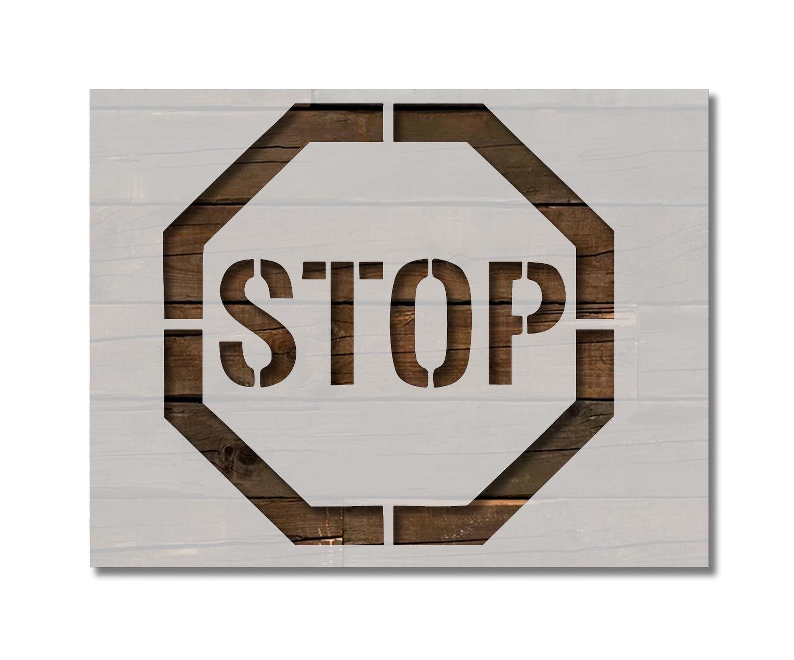 Stop Sign Stencil Multiple Sizes FAST FREE SHIPPING (590) - Etsy