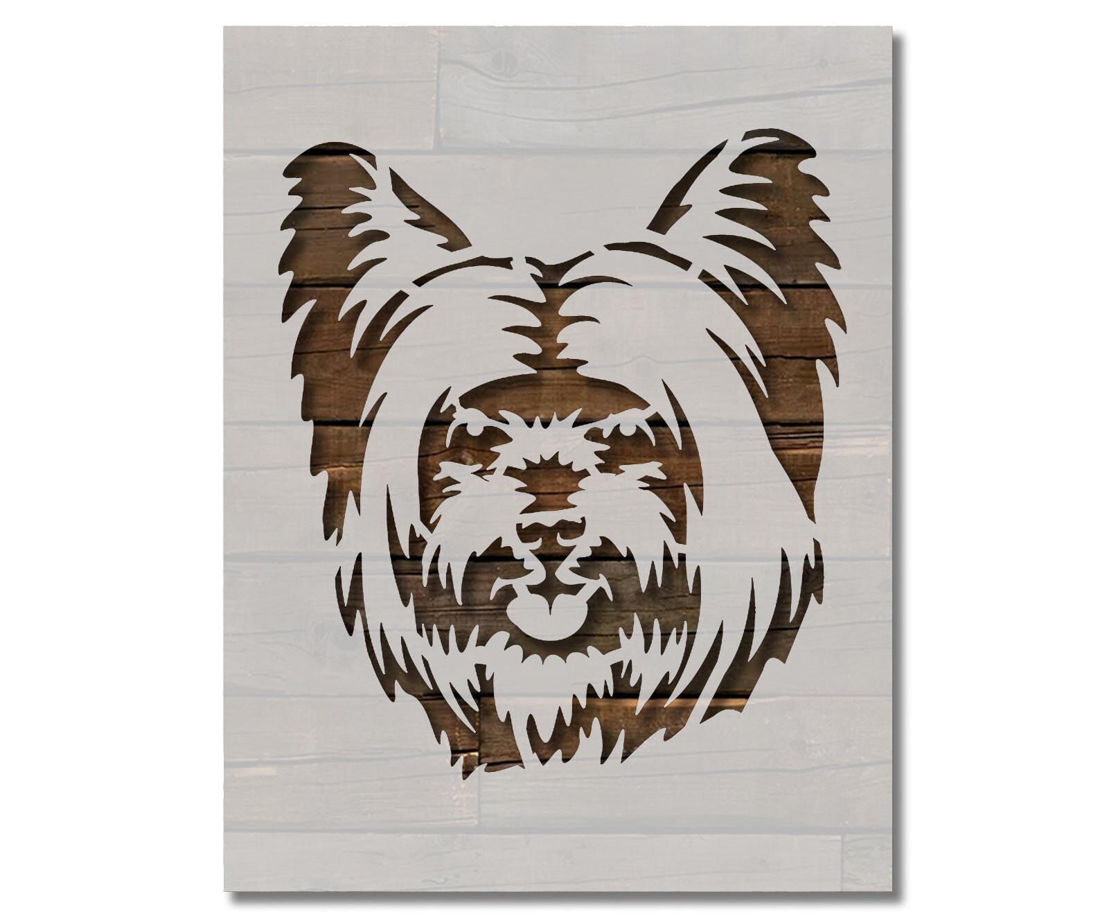 Yorkshire Terrier Stencil Template Reusable Multiple Sizes for - Etsy