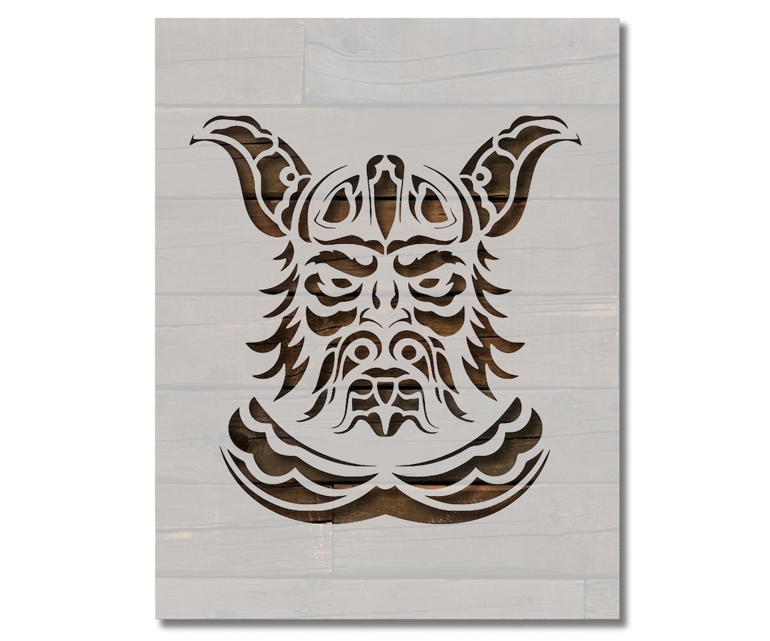 Odin Viking God Stencil Template Reusable Multiple Sizes for Painting ...