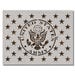 United States US Army 50 Stars Flag Union Stencil Template Reusable ...