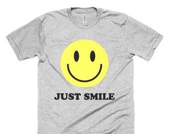 Smiley face shirt | Etsy