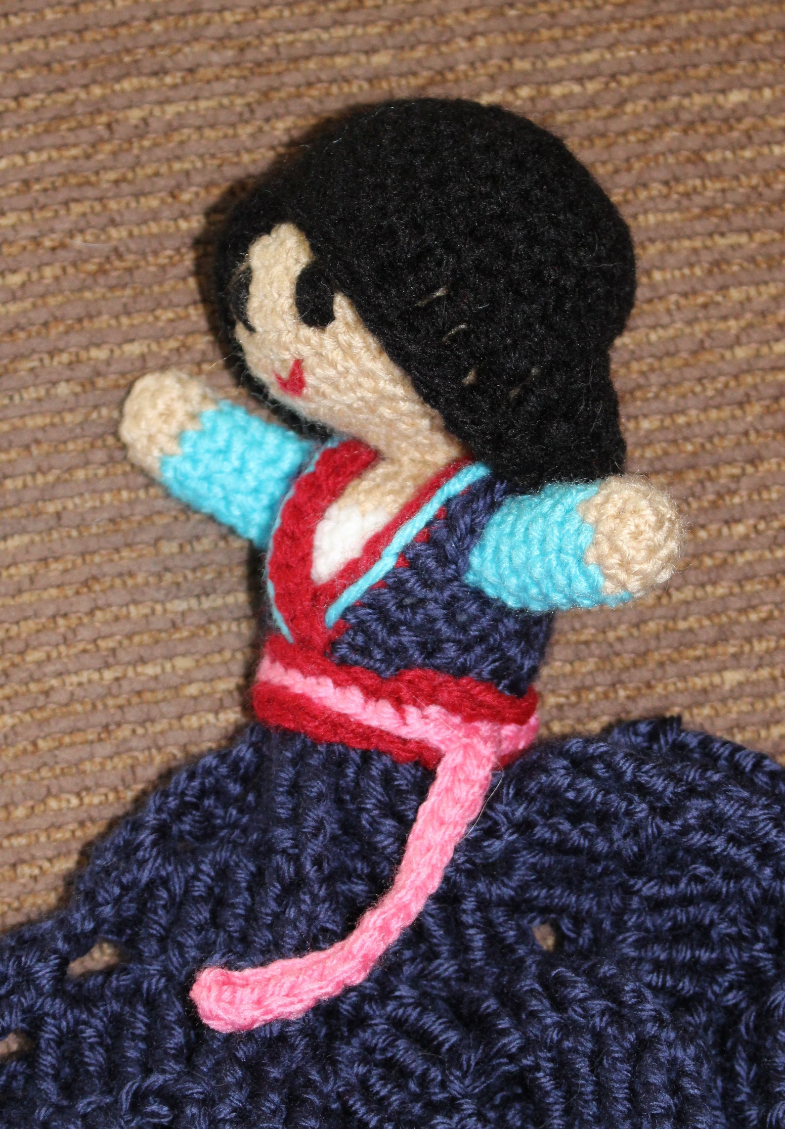 Pattern for Crochet Mulan Lovey Blanket - Etsy