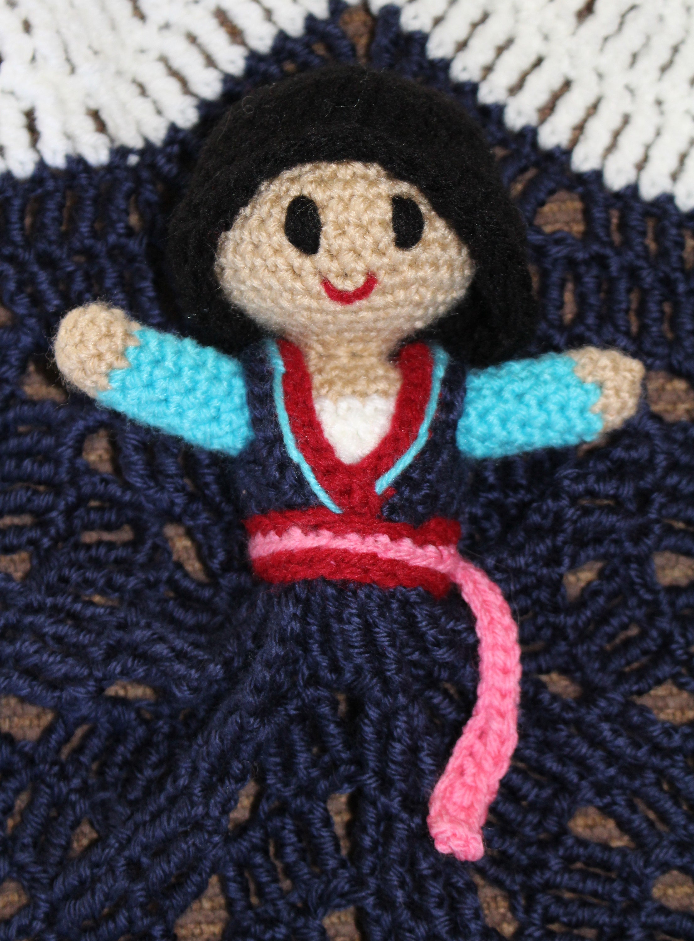 Pattern for Crochet Mulan Lovey Blanket - Etsy