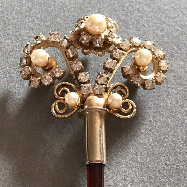 Rhinestone Stick Pin - Etsy