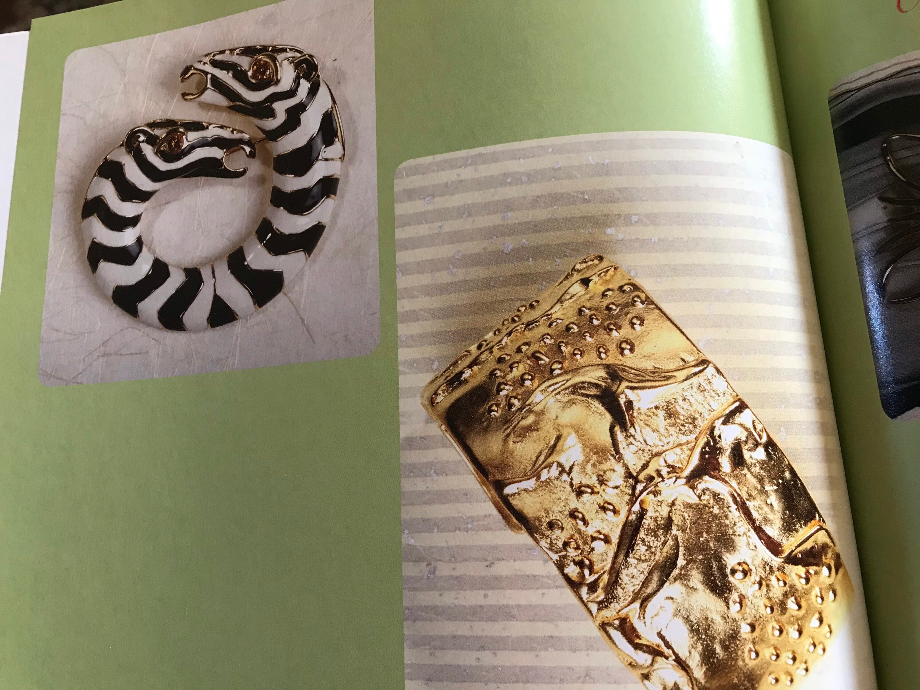 KJL Enamel Double Headed Zebra Brooch Kenneth Jay Lane - Etsy UK