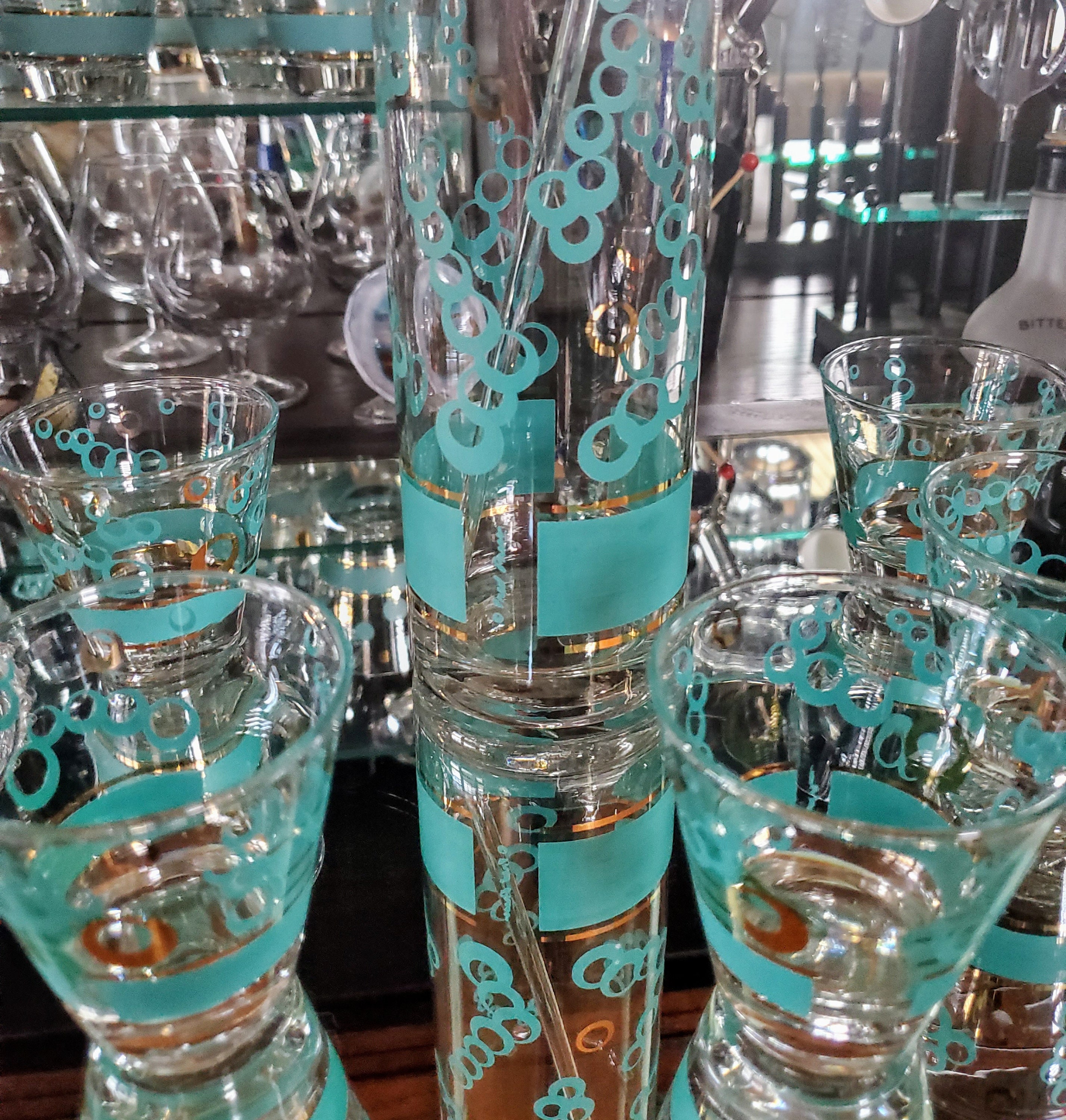 Fred Press Cocktail Pitcher & Glasses - Etsy