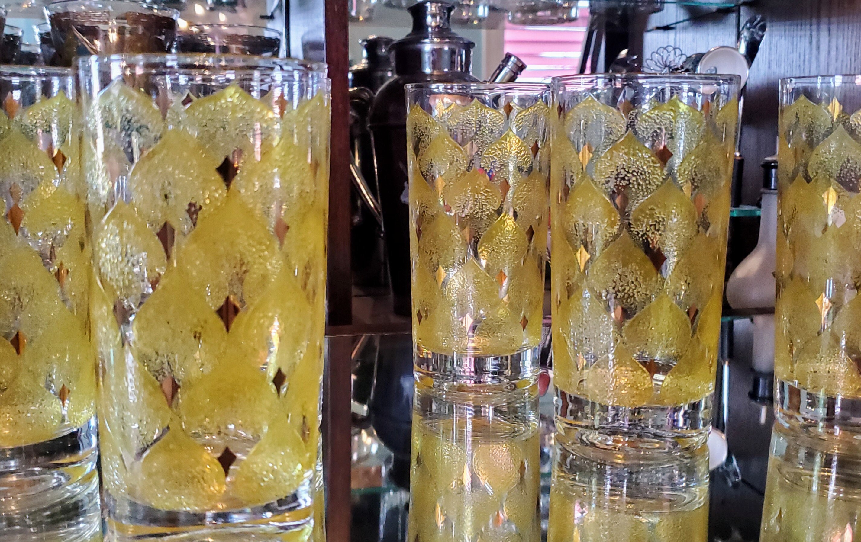 Fred Press Glasses, Vintage, Mid Century Glasses, 1960's Barware ...