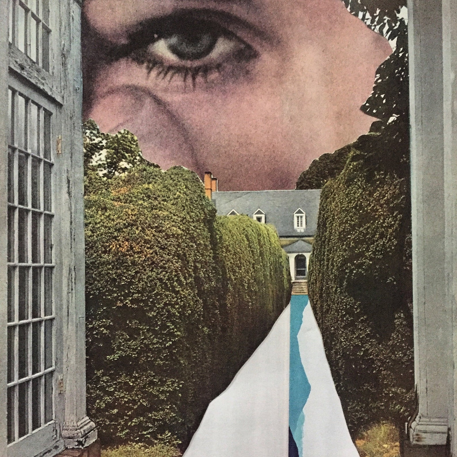 Victorian Eyes | Surreal Collage | Analog Collage | Collage Wall Art ...
