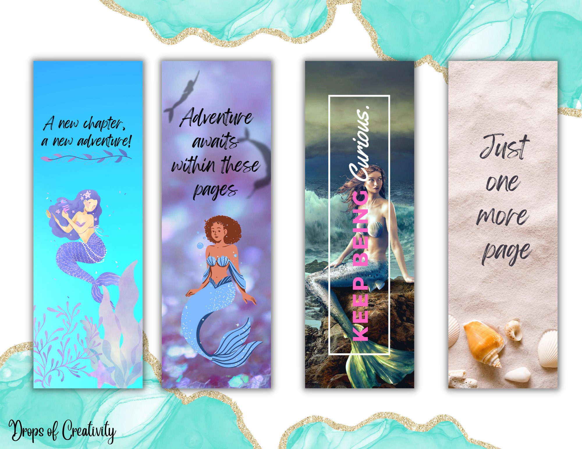 Bookmark Bundle Set of 12, Instant Download Bookmarks, Printables, PDF ...