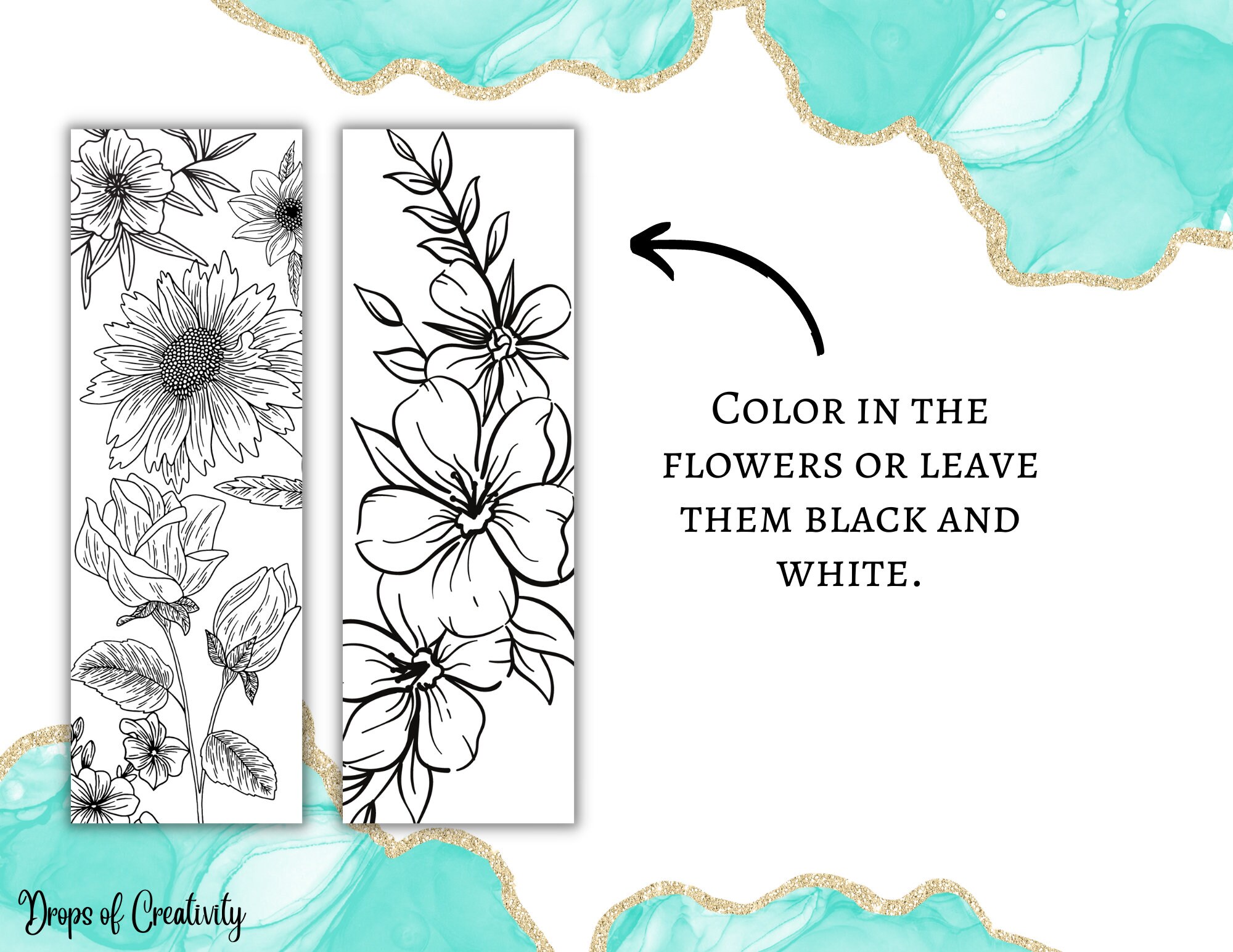 Earthly Bookmarks Set of 4 Printable - Etsy