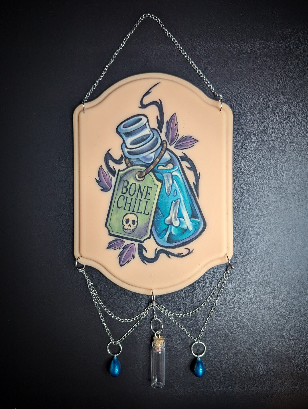 BONE CHILLING BREW - Potion Bottle Tattoo on Fake Synthetic Skin With ...