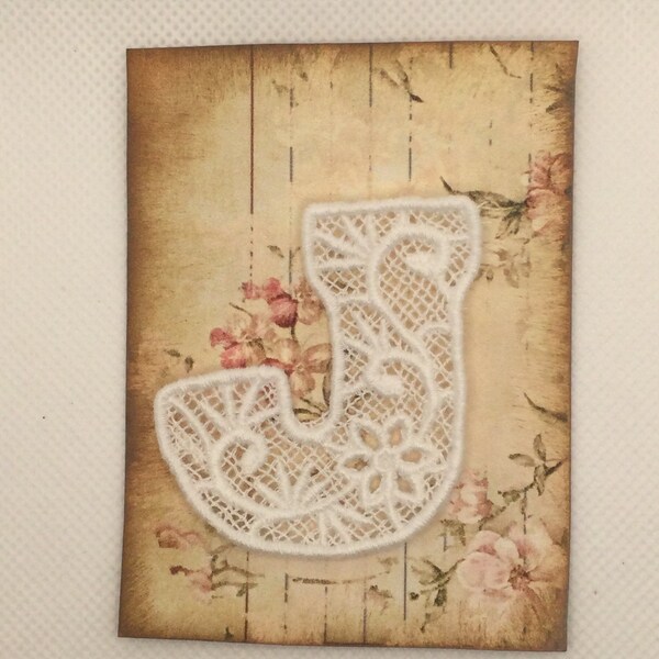 Letter J Applique - Etsy UK