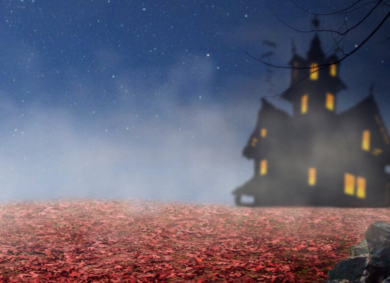 Halloween Backdrop Premade Backdrop Witch Backdrop - Etsy