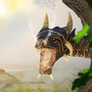 Dragon World Scene Premade Backdrop Dragon Backdrop Digital Download - Etsy