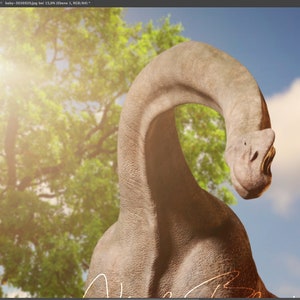 Dinosaur Scene Digital Premade Backdrop Dinosaur Backdrop Photoshop ...