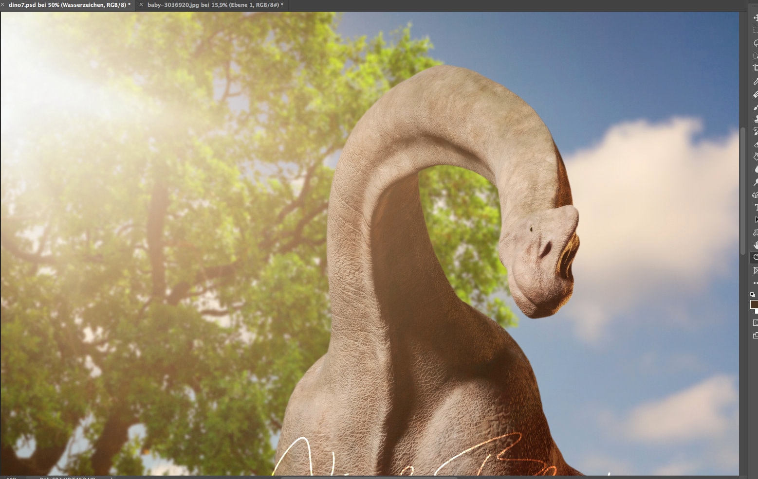 Dinosaur Scene digital premade Backdrop Dinosaur Backdrop | Etsy