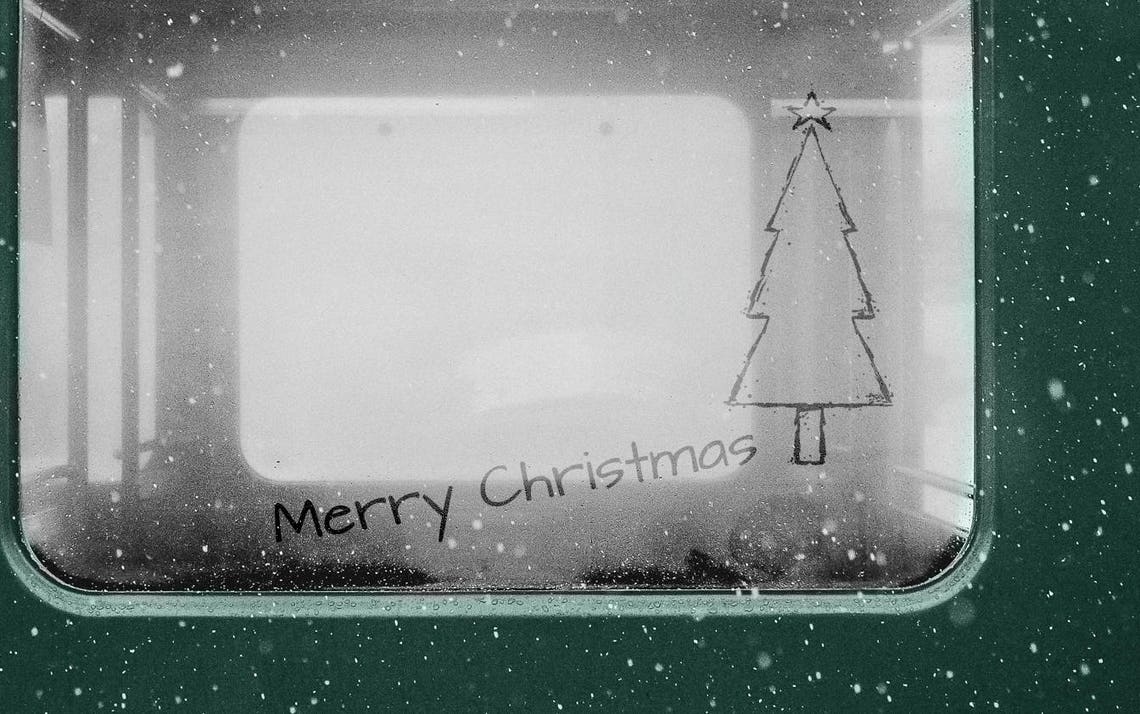 Train Window with Phrase Polar Express Scene premade | Etsy