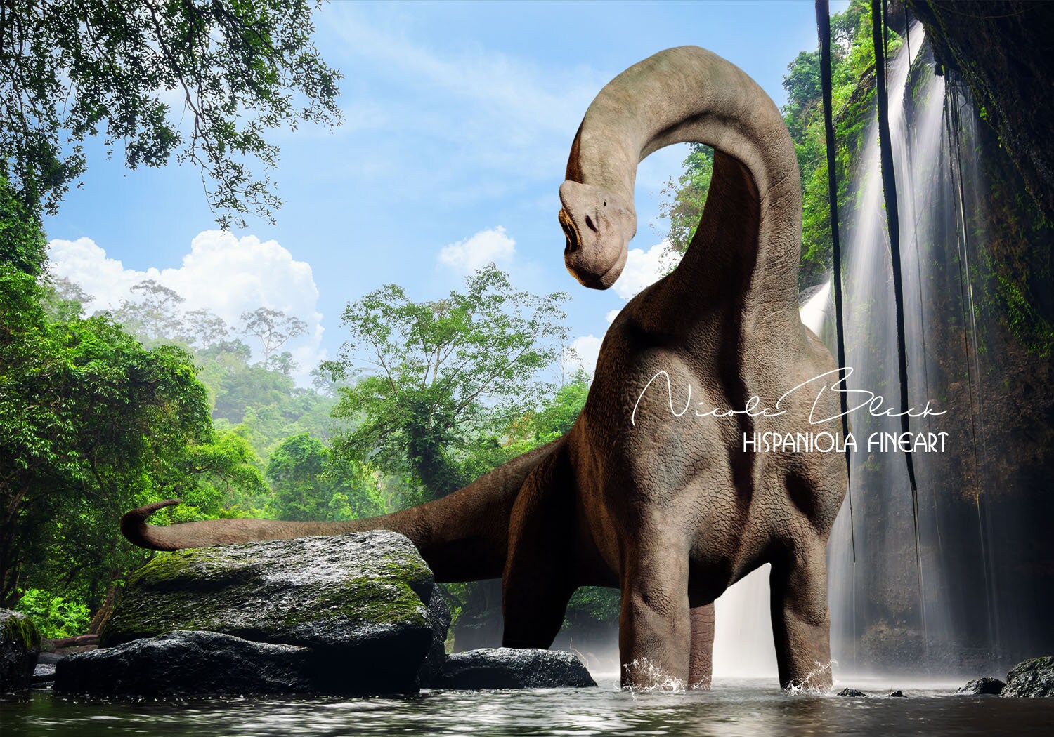 Dinosaur Scene Digital Premade Backdrop Dinosaur Backdrop - Etsy