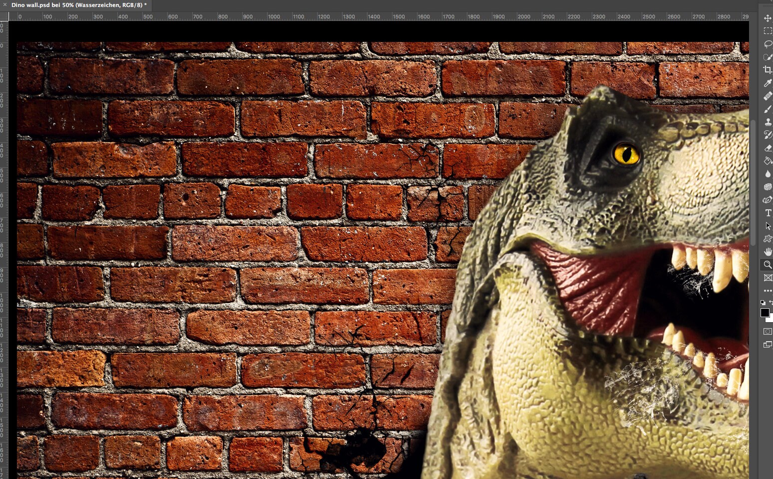 Dinosaur Wall Scene Digital Premade Backdrop Dinosaur | Etsy