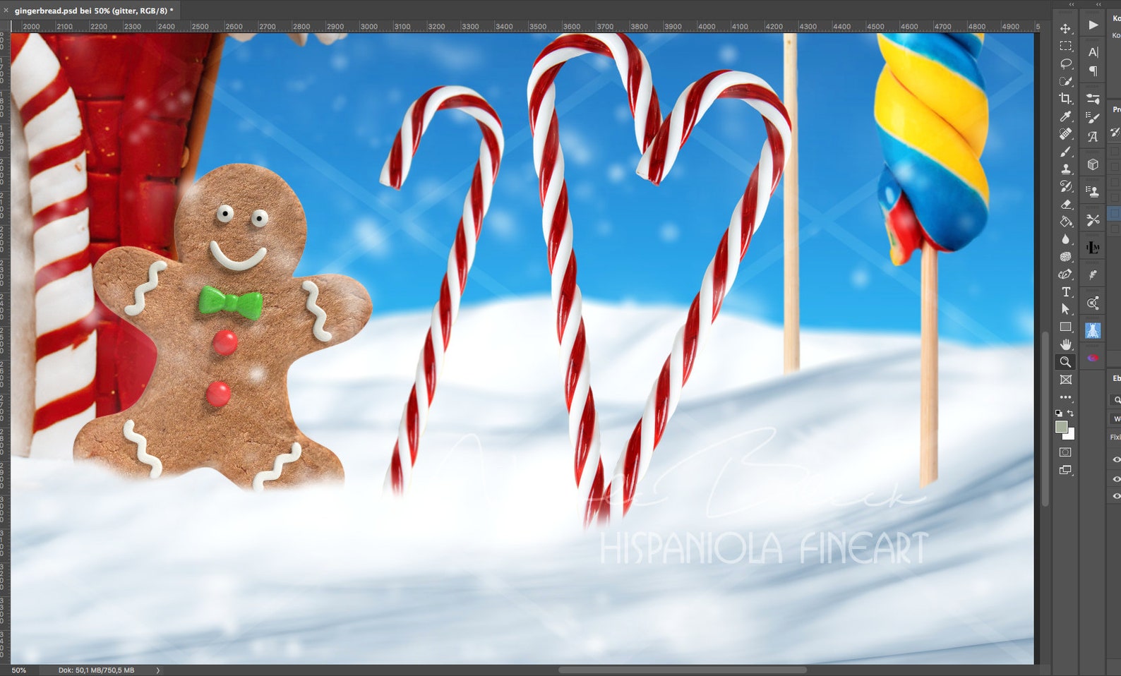 Christmas Gingerbread Backdrop House Digital Backdrop | Etsy