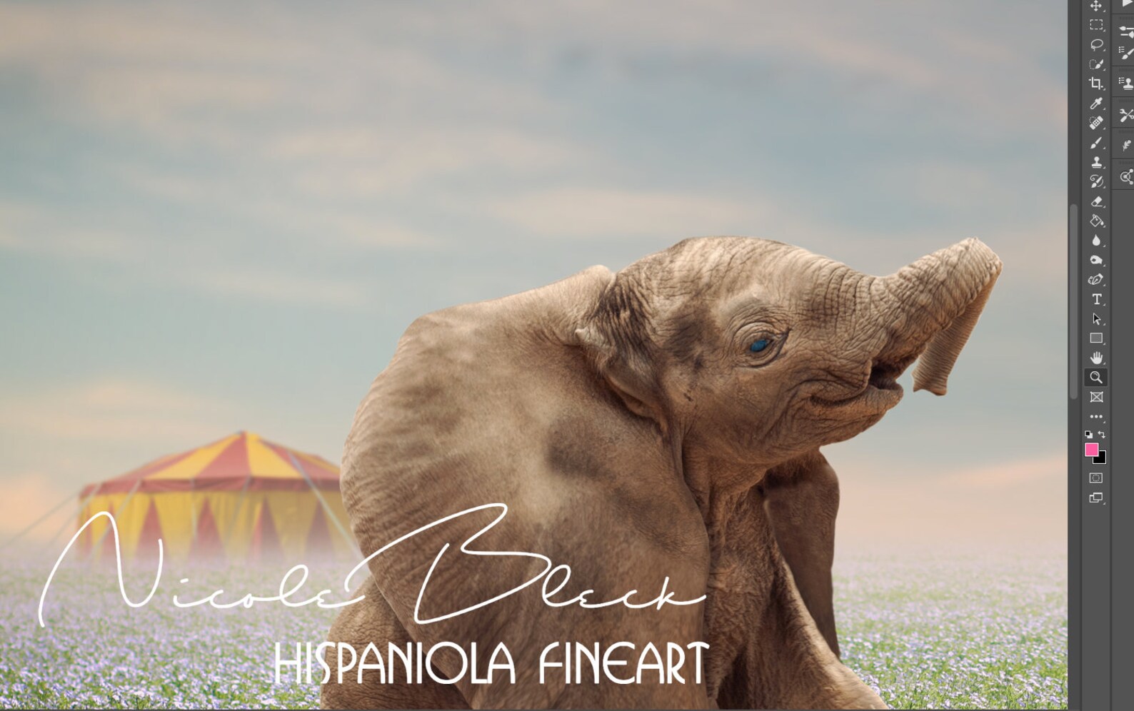 Elephant Baby Dumbo Inspired Elephant Backdrop Instant - Etsy